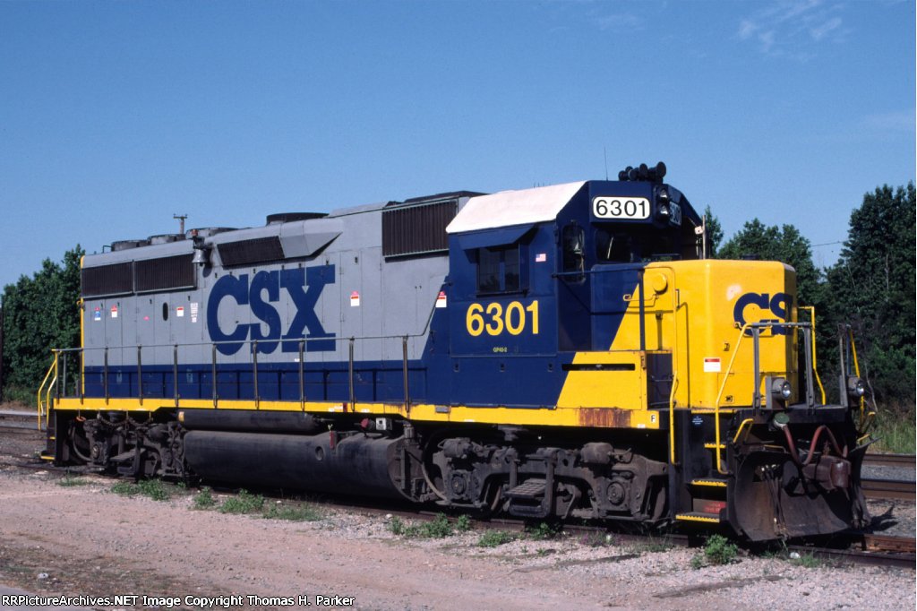 CSXT 6301 GP40-2